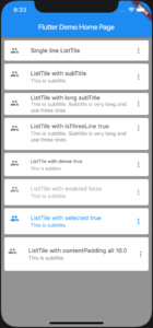 【Flutter入門】ListTile Widgetを紹介するよ。 | TECHRISE